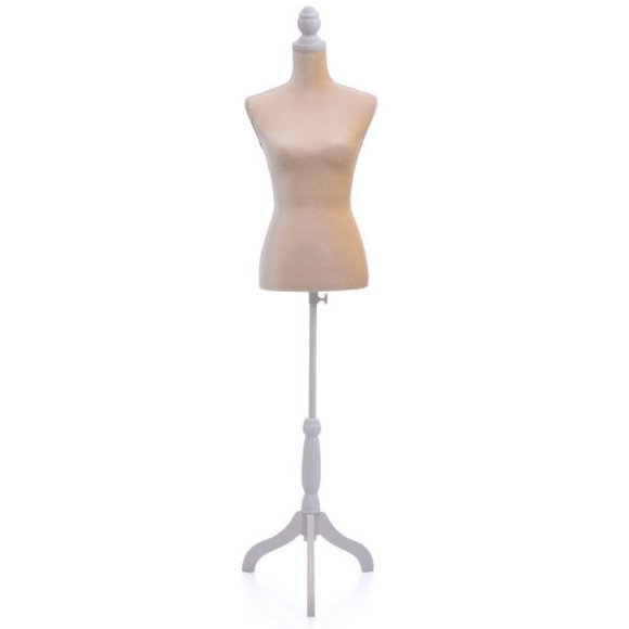 Accessories | Nwtbeigefemale Mannequin Torso Display Rack Wsoft Flannel ...